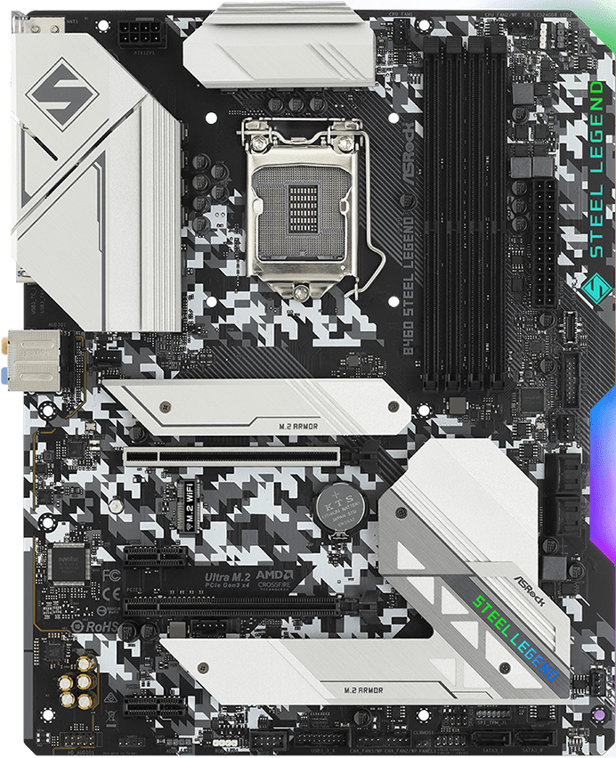 Asrock B460 Steel Legend - Motherboard Specifications On MotherboardDB